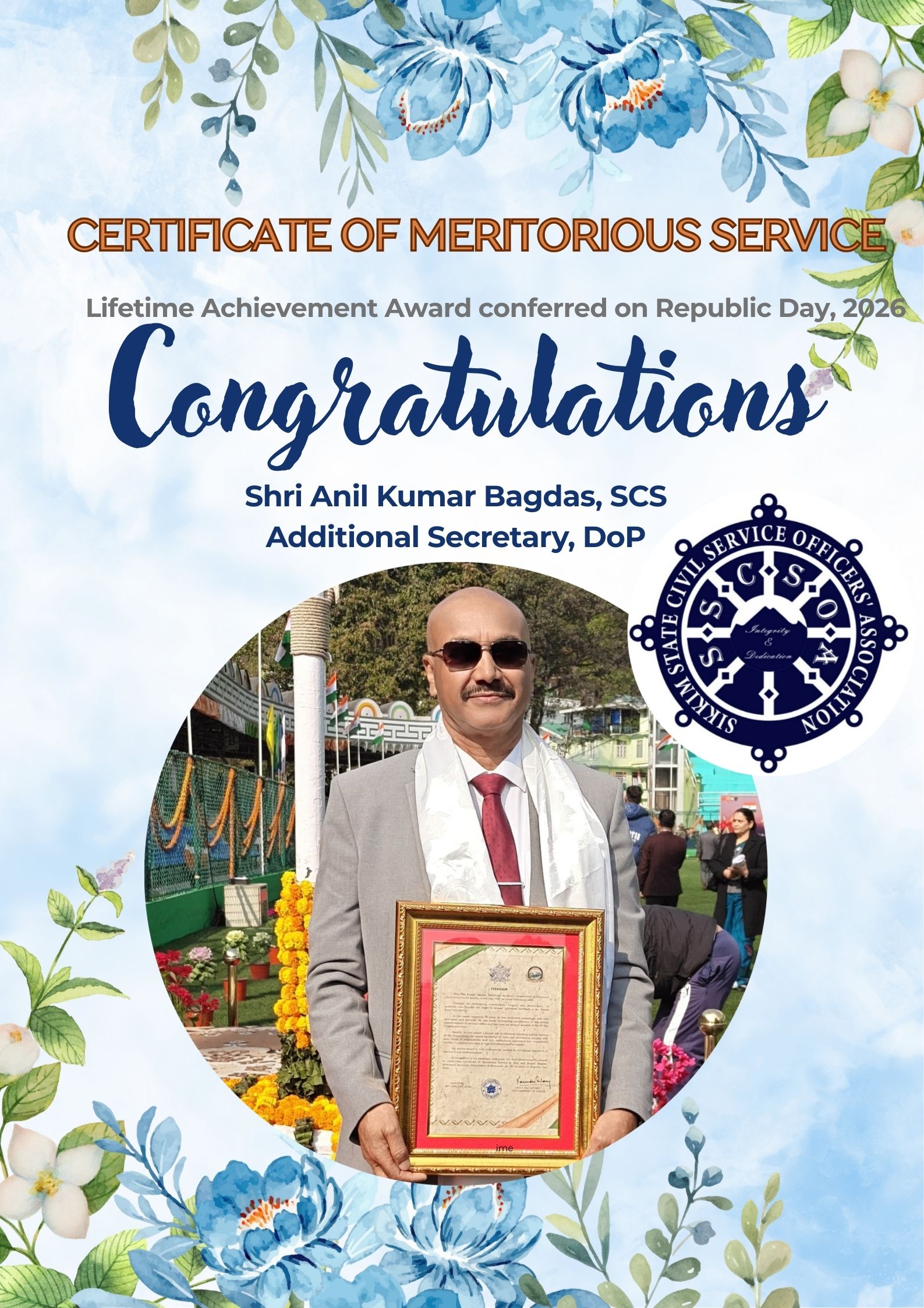Shri Anil Kumar Bagdas (SCS), Additional Secretary conferred with ...